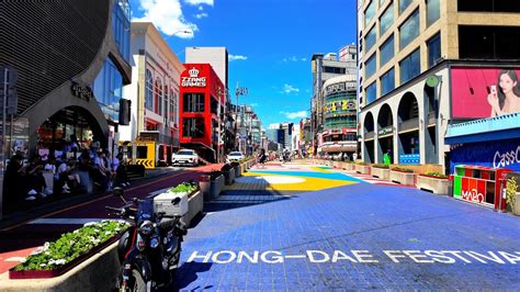홍대거리 산책 Hongdae Street 4k Seoul Korea YouTube