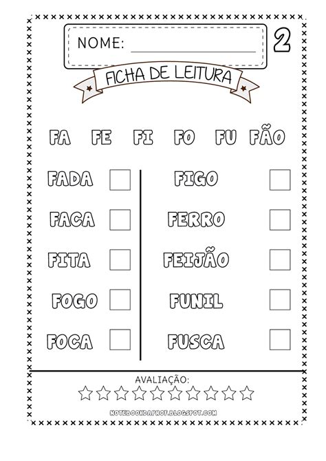 Modelos Ficha De Leitura BRAINCP