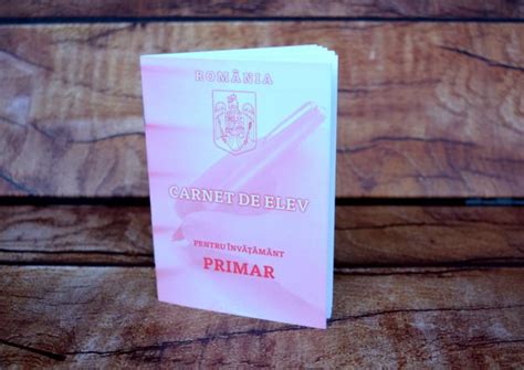 Carnet De Elev Pentru Clasele I Iv Carnet Invatamant Primar