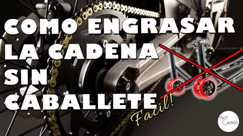 Cómo tensar la cadena de la moto sin caballete trucos y consejos