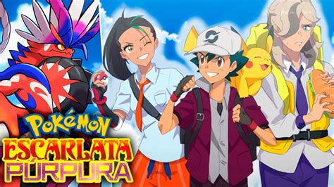 😱 ¡ash Y Nemona Viajan En La RegiÓn De Paldea 🔥 Anime PokÉmon Escarlata Y Purpura Youtube
