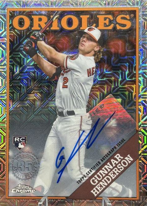 Gunnar Henderson Topps Silver Pack T C Chrome Promo