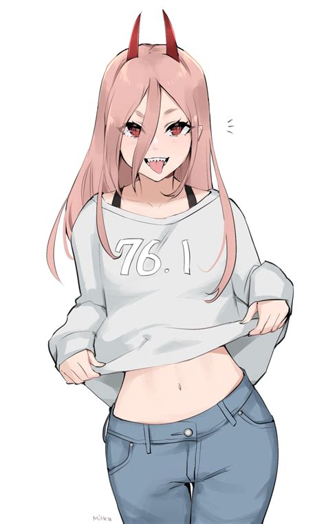 Power Chainsaw Man Drawn By Milka Milk4ppl Danbooru
