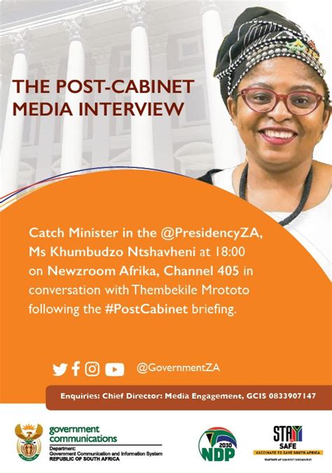 South African Government On Twitter Catch Minister In The