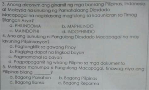Gawain Sa Pagkatuto Bilang 4 Basahin Ang Pangungusap Piliin Ang Titik