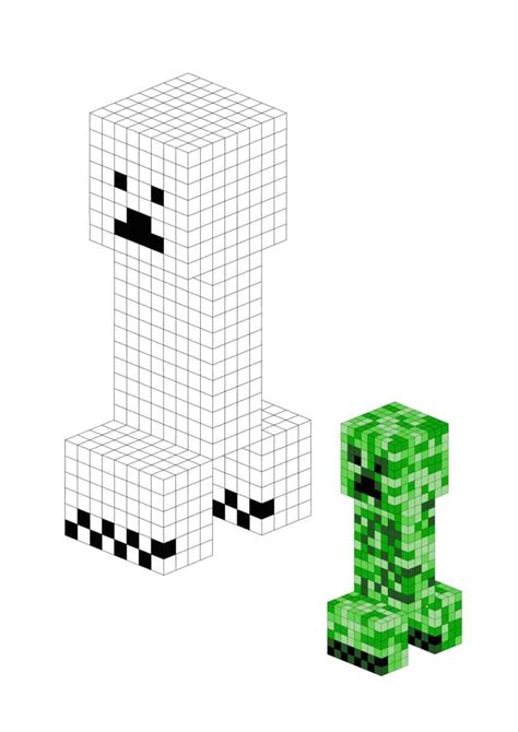 Minecraft Creeper Coloring Pages Free Coloring Sheets