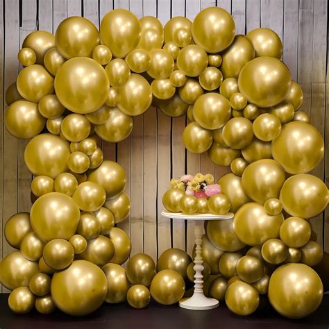 Amazon KatchOn 100 Pcs Metallic Gold Balloon Arch Kit Different