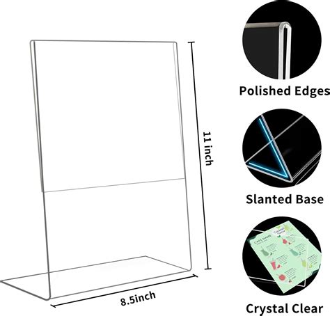 Dazzling Displays Soporte Para Carteles Inclinado Unidades De