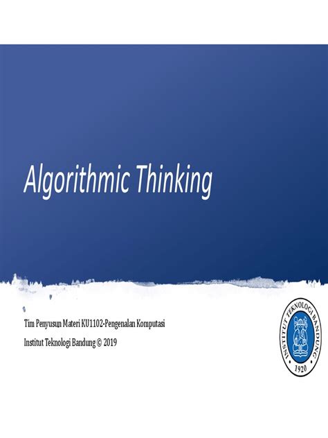 algorithmic thinking pdf pdf