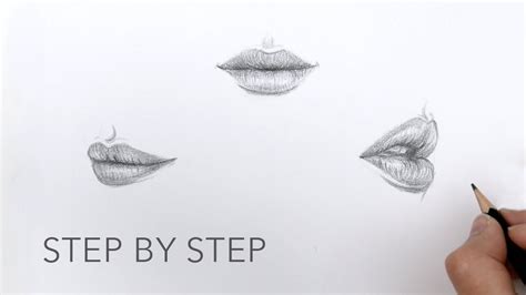 Practice Drawing Lips Step By Step For Beginners YouTube