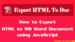 Convert Html To Pdf Using Javascript Codexworld
