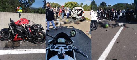 Choque en la autopista México Cuernavaca deja 7 motociclistas muertos