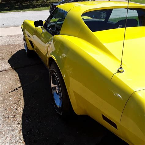 1976 Corvette Stingray Bright Yellow Runs Very Well Driven Once A Week