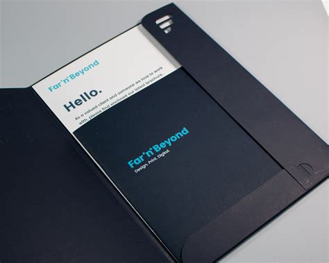 Custom Business Presentation Folder Printing Production