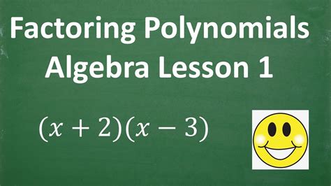 Factoring Polynomials Lesson Gcf Greatest Common Factor Youtube