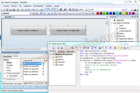vbscript ejecutar en wincc server webnavigator client