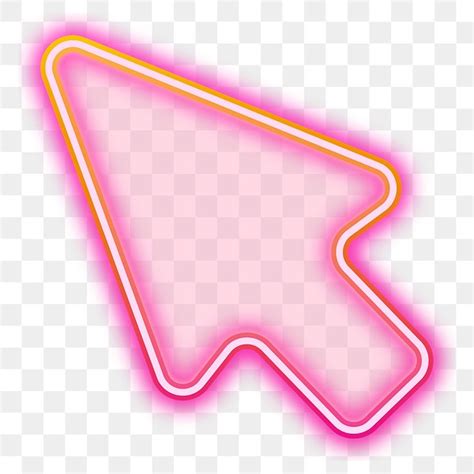 Pink Cursor Arrow Png Neon Premium PNG Rawpixel