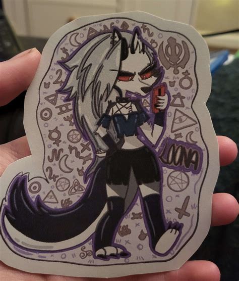 Helluva Boss Loona Sticker UK FREE SHIPPING Etsy