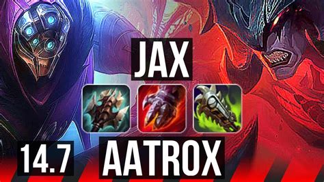 Jax Vs Aatrox Top Comeback Quadra K Dmg Games Kr