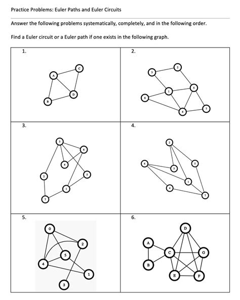 solved practice problems euler paths and euler circuits