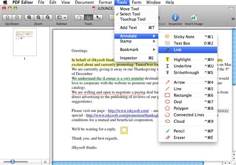 como adicionar um hiperlink para um arquivo pdf no mac