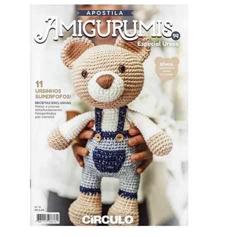Revista Apostila Amigurumis Especial Ursos Ed Nº 14 Shopee Brasil