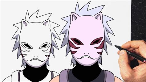HOW TO DRAW KAKASHI Anbu From Naruto YouTube