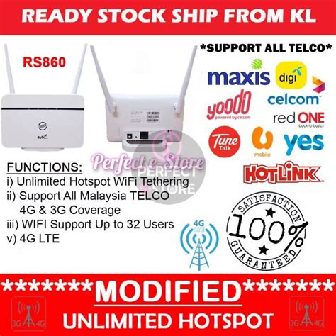 Readystockin Modified Modem Rs G Lte Unlocked Mod Bypass
