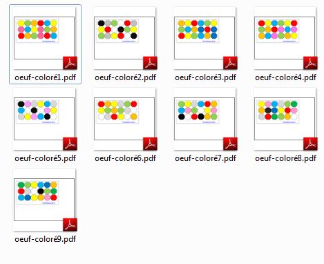 Apprendre les couleurs PDF à imprimer enfant bébé loisir