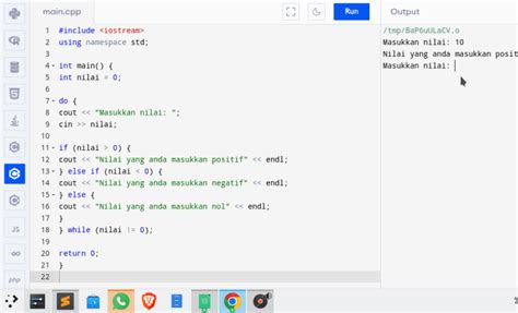 contoh program c perulangan dan percabangan fix coding
