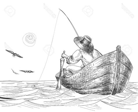 Fisherman Drawing At PaintingValley Explore Collection Of