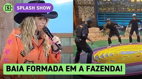 A Fazenda 15 BAIA FORMADA Saiba quem venceu a prova de fogo e qual é