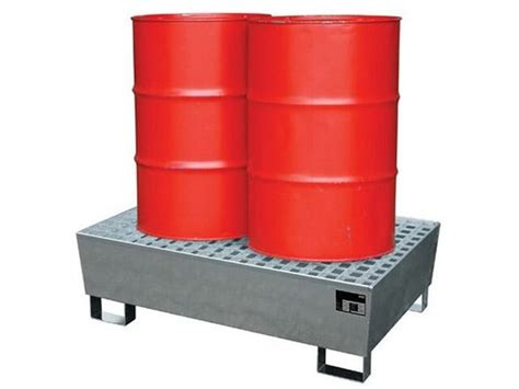 Bac de rétention en acier galvanisé SW2 240 Pour produits