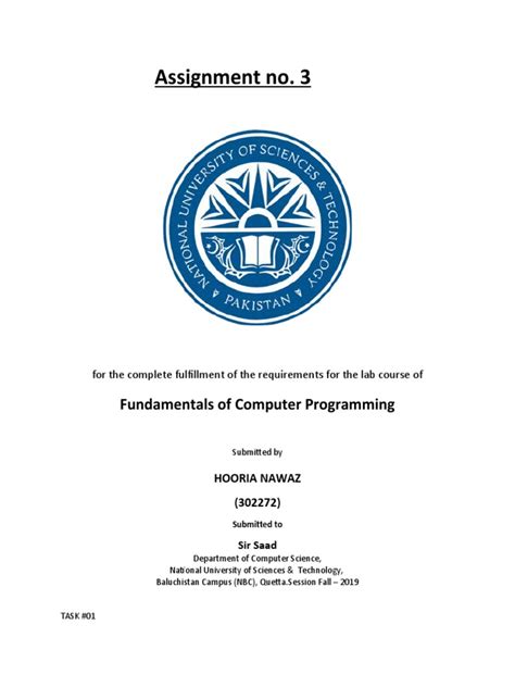 assignment no 3 hooria pdf