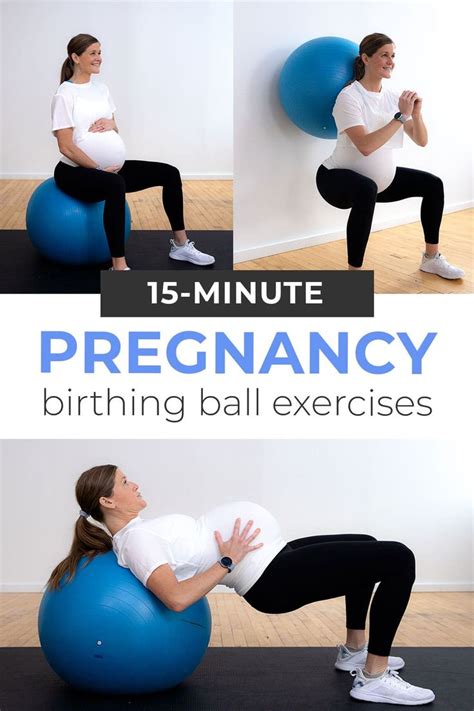 6 Pregnancy Ball Exercises Prep For Labor Nourish Move Love Birth