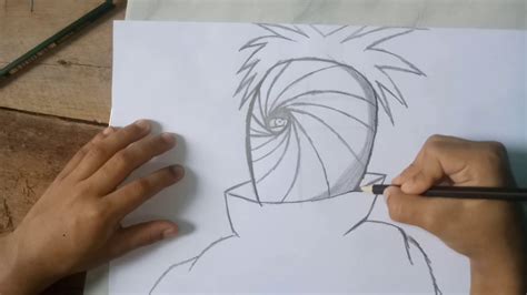 Como Desenhar O Obito Uchiha YouTube