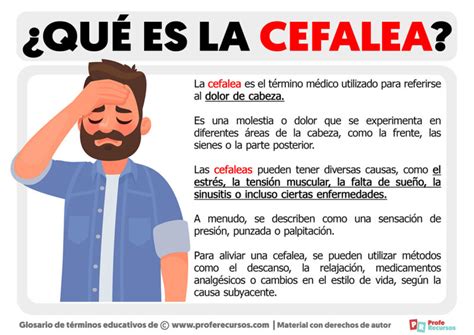 Qu Es La Cefalea Definici N De Cefalea