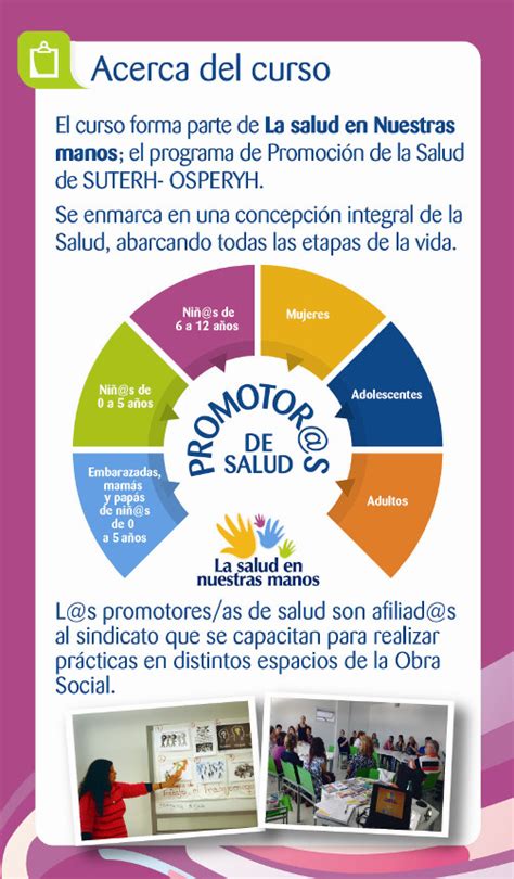 Abierta la inscripción al curso de promotores de salud Suterh