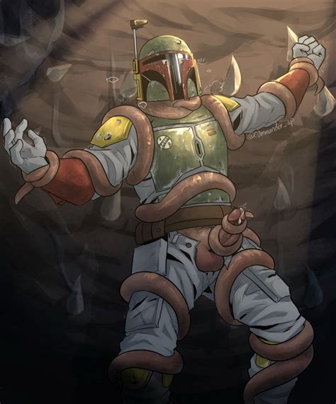 Boba Fett And Sarlacc Tentacle