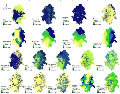 figure 2 from agricultural drought risk assessment based on a comprehensive model using