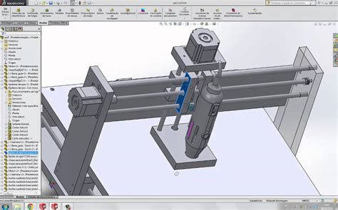 Cómo hacer una máquina CNC en solidworks Tutorial 4 YouTube