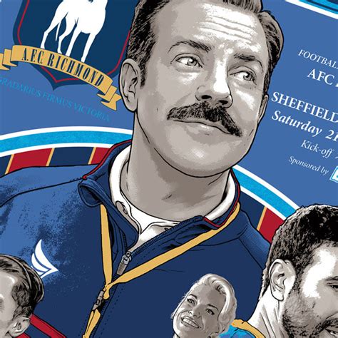 Joshua Budich X Ted Lasso Spoke Art