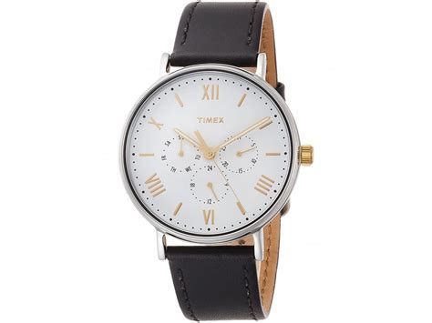 Pasek do zegarka Timex TW2R80500 czarny skórzany 20 mm oryginał