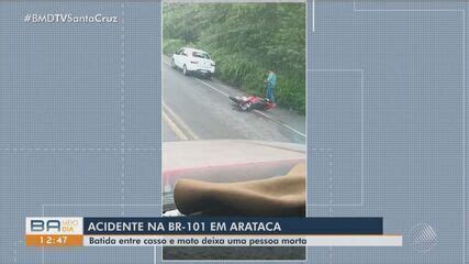 Batida Entre Carro E Motocicleta Deixa Uma Pessoa Morta Em Rodovia Do