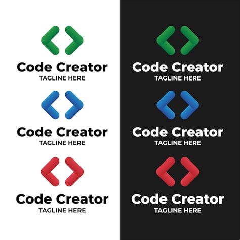 Premium Vector Code Creator Logo