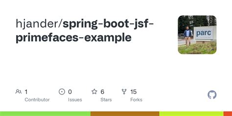 GitHub Hjander Spring Boot Jsf Primefaces Example