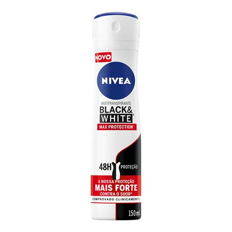 Desodorizante Spray Black White Maximum Protection Nivea Emb