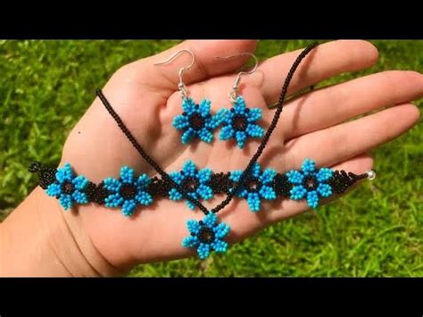 Pulsera Aretes Y Collar Sencillo En Mostacilla YouTube