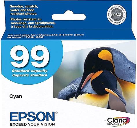Amazon EPSON 99 Claria Hi Definition Ink Standard Capacity Cyan