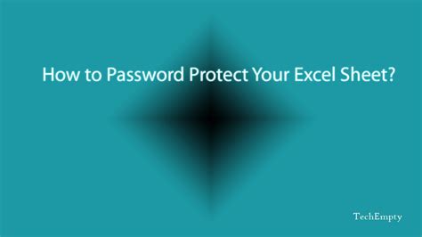 how to password protect your excel sheet youtube